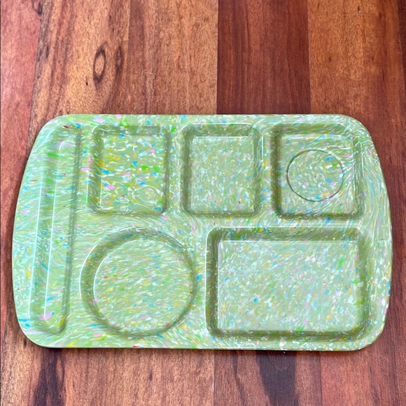 Dining | Vintage Lunch Tray Prolon Ware Colorful Compartment Tray ...